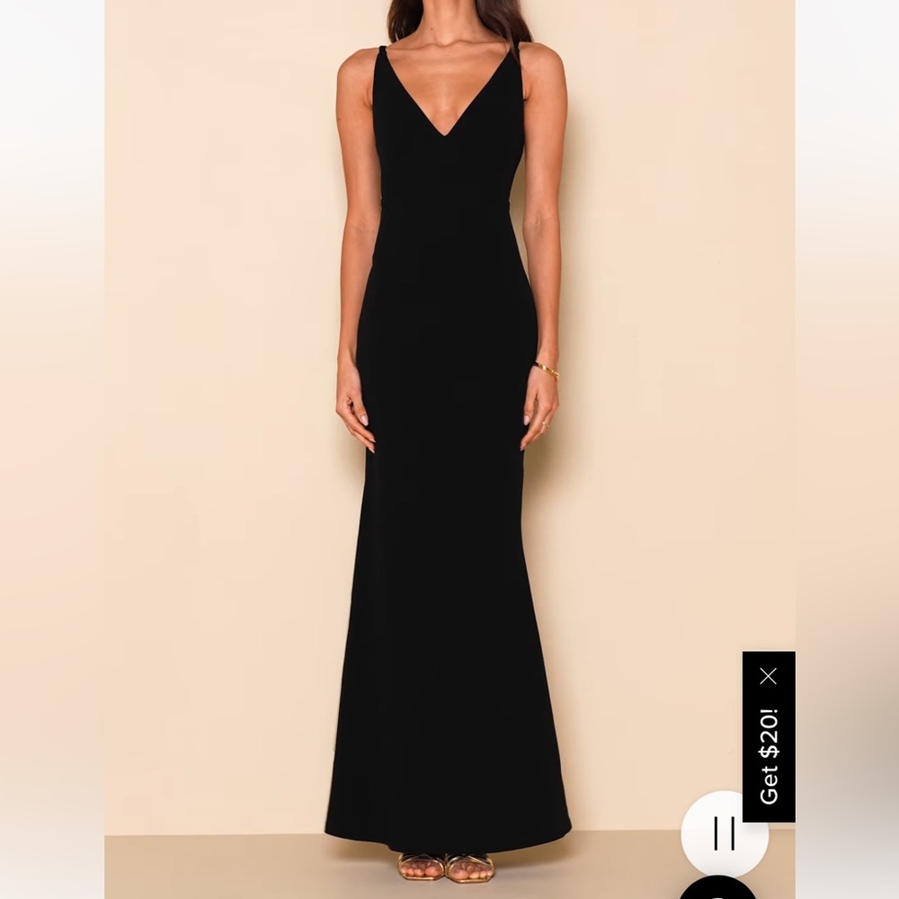 Lulus Black Gown - Gem